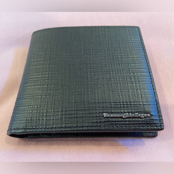 Ermenegildo Zegna | Accessories | Ermenegildo Zegna Black Stuoia Bifold ...